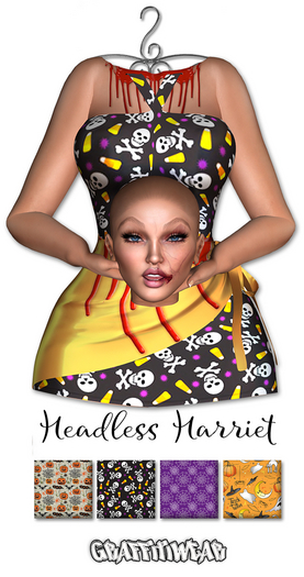Second Life Marketplace - Graffitiwear Group 1 Headless Harriet